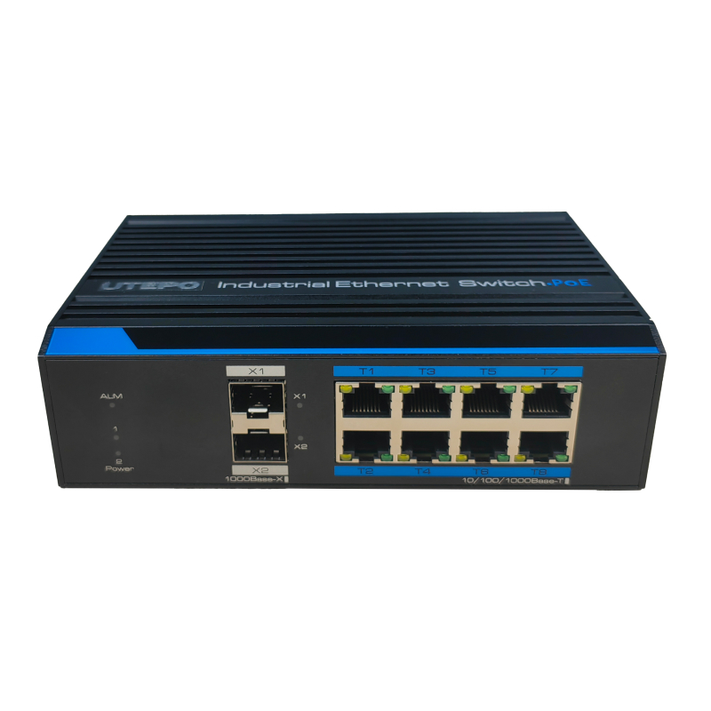 UTEPO UTP7310S-PSB Промышленный 8-портовый управляемый коммутатор Hi ...