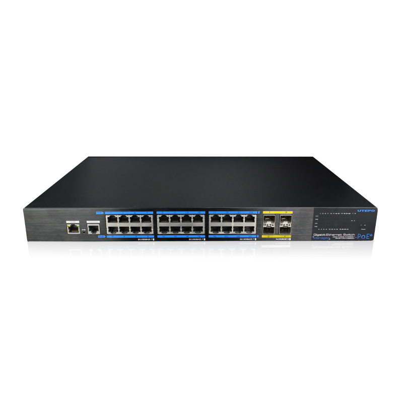 UTEPO UTP7624GE-POE-L3 Коммутатор 24-портовый управляемый L3 PoE от ...